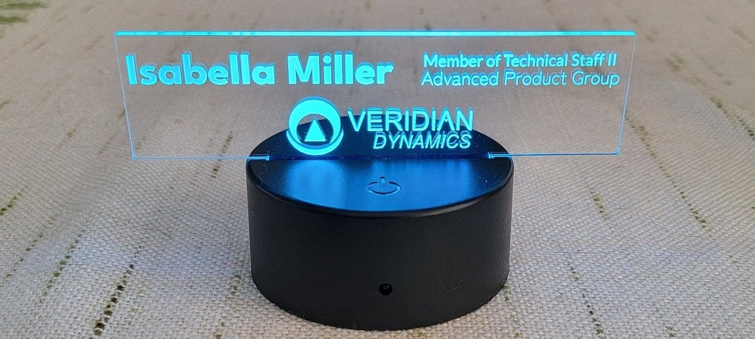 Custom Desk Name Tag - Etsy