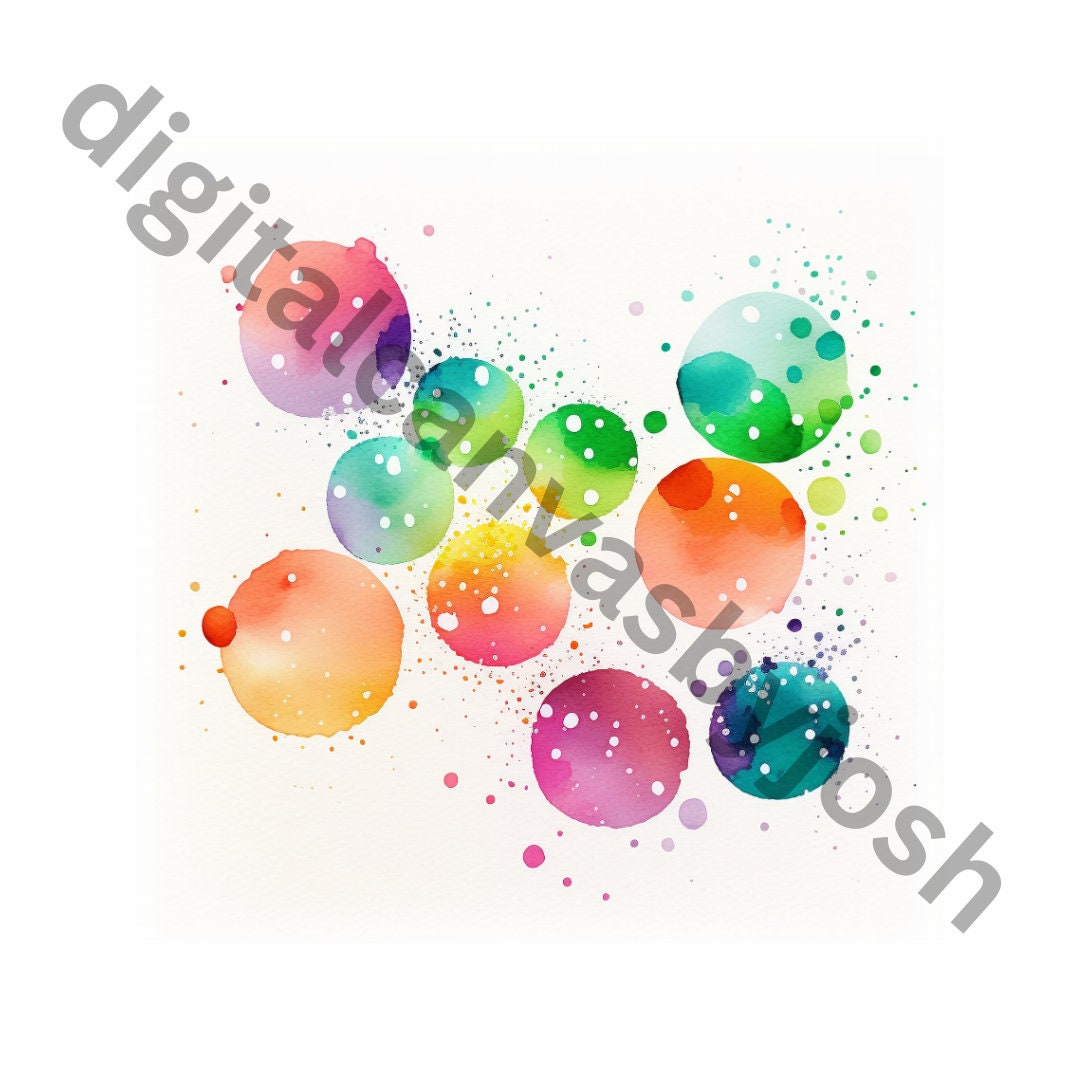 Watercolor Color Splodges Clipart PNG Paint Splodges Clipart PNG ...