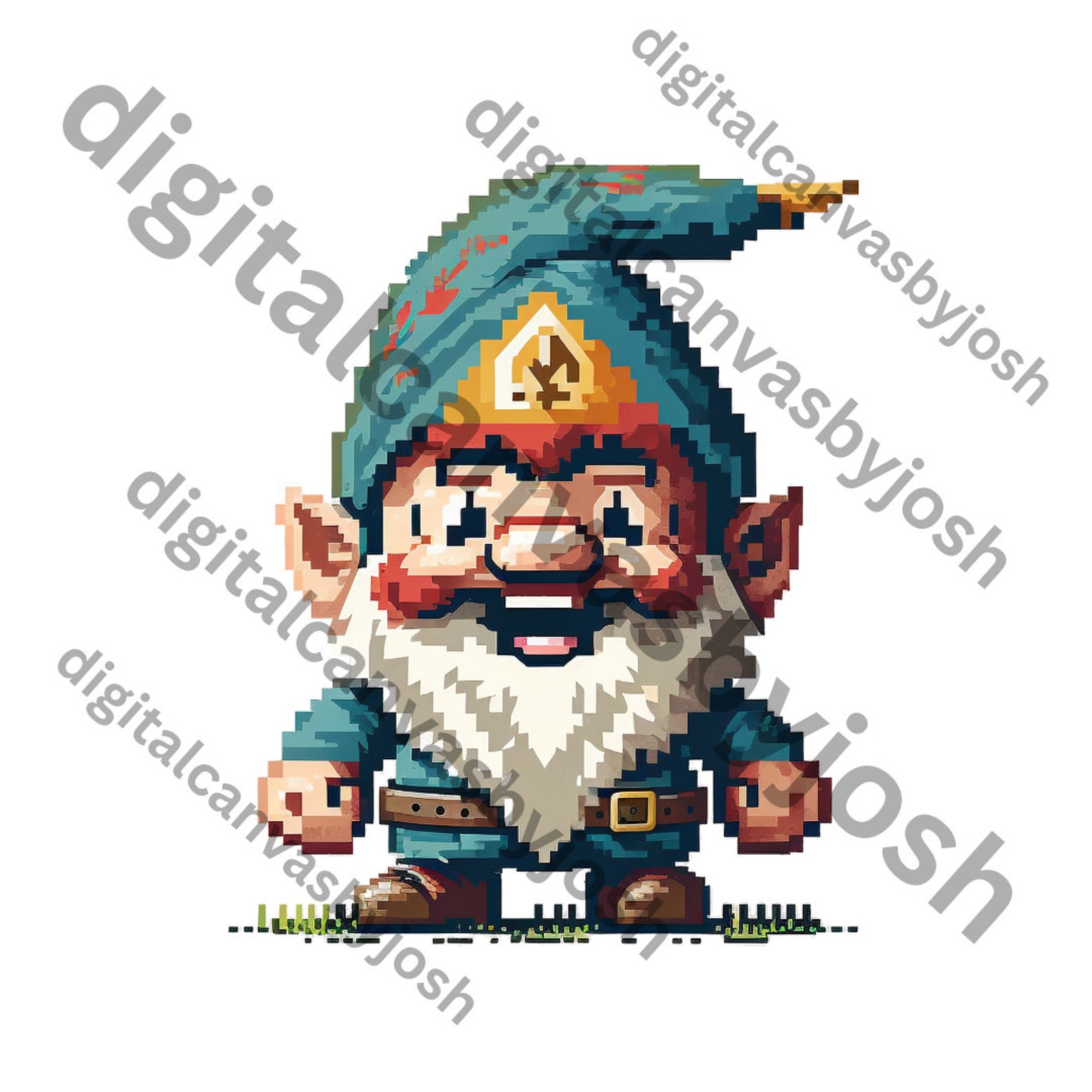 16 Bit Gnome Clipart | Gnome PNG | PNG Graphics | Fantasy Clipart ...