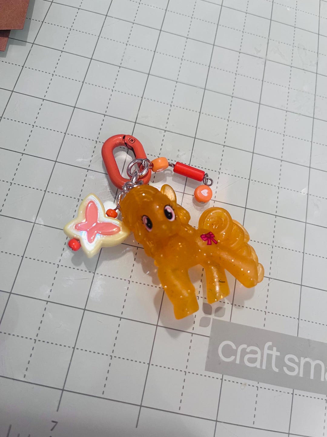 Orange My Little Pony Keychain - Etsy