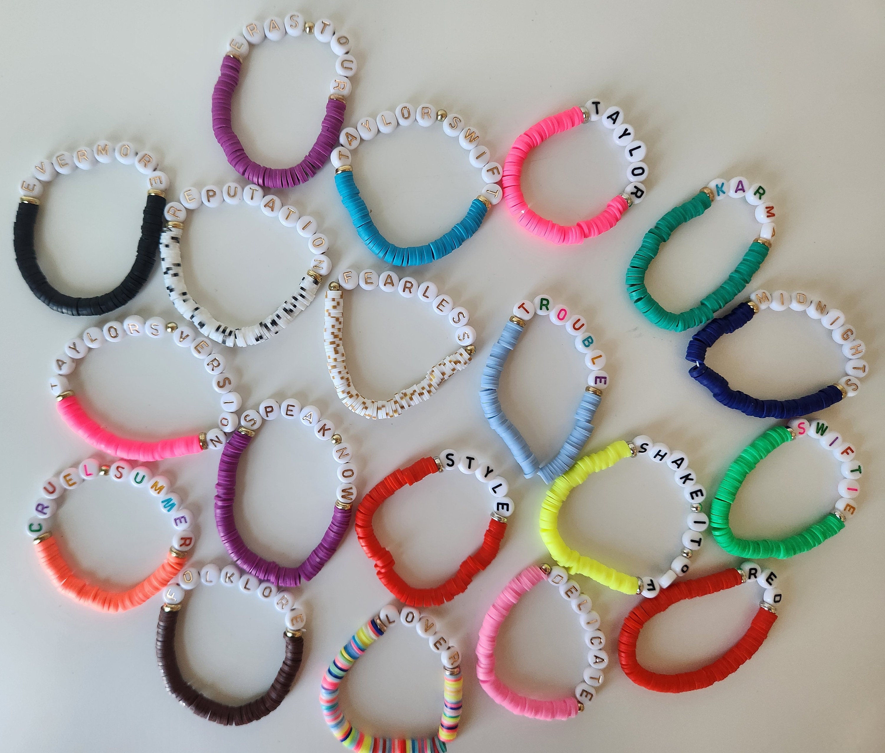 Taylor Swift Bracelet, Swiftie Friendship Bracelet, Eras Tour Bracelet ...