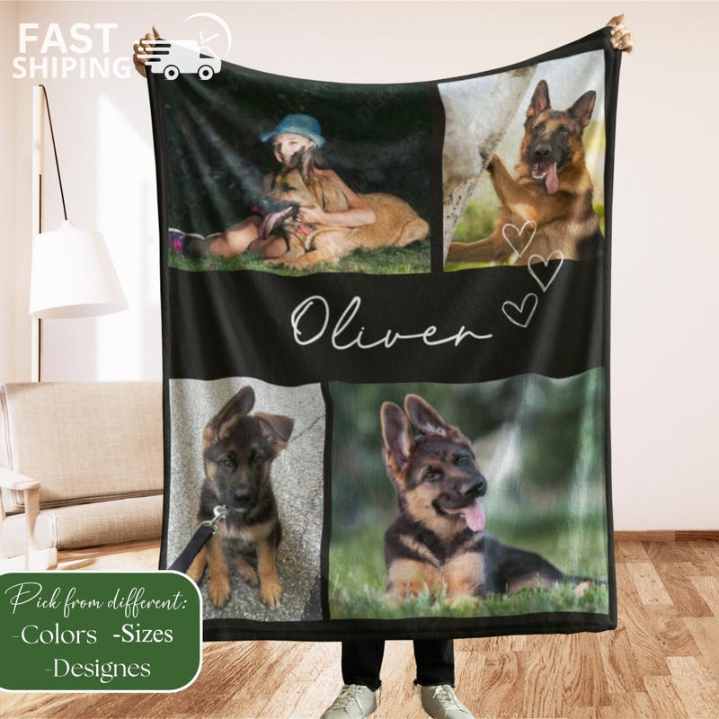 Dog Pics Blanket - Etsy