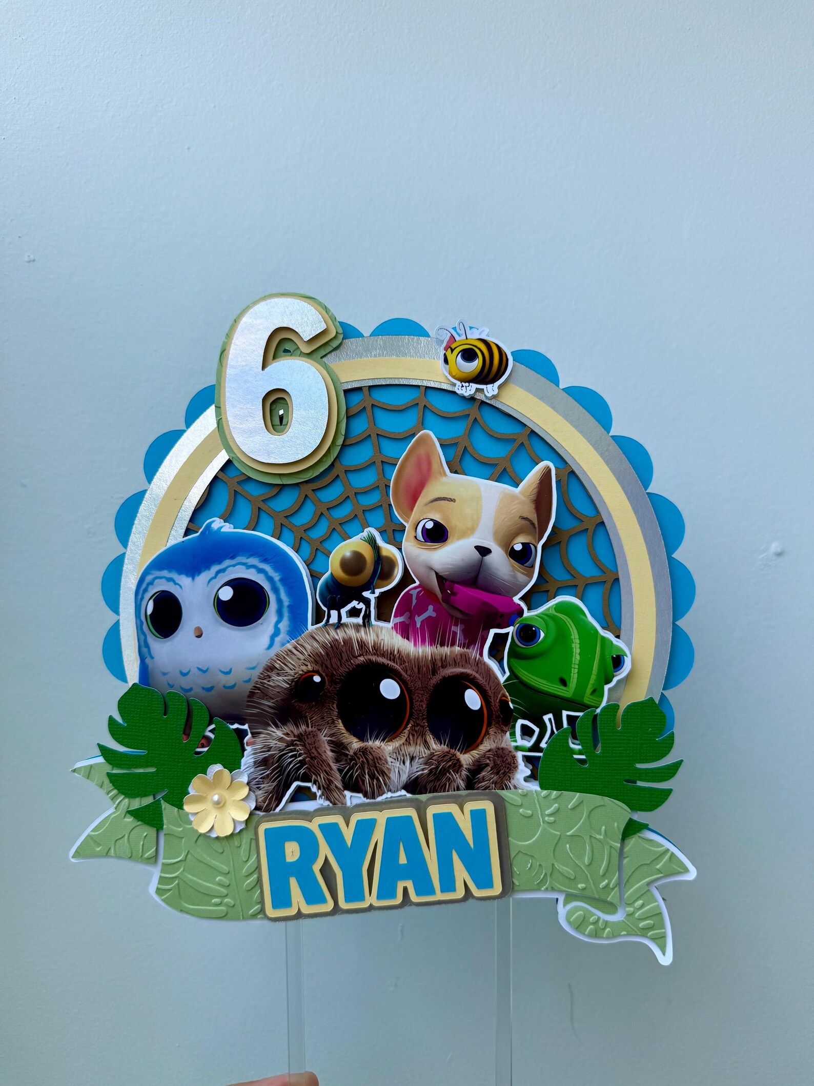Customizable Lucas the Spider Inspired Cake Topper - Etsy