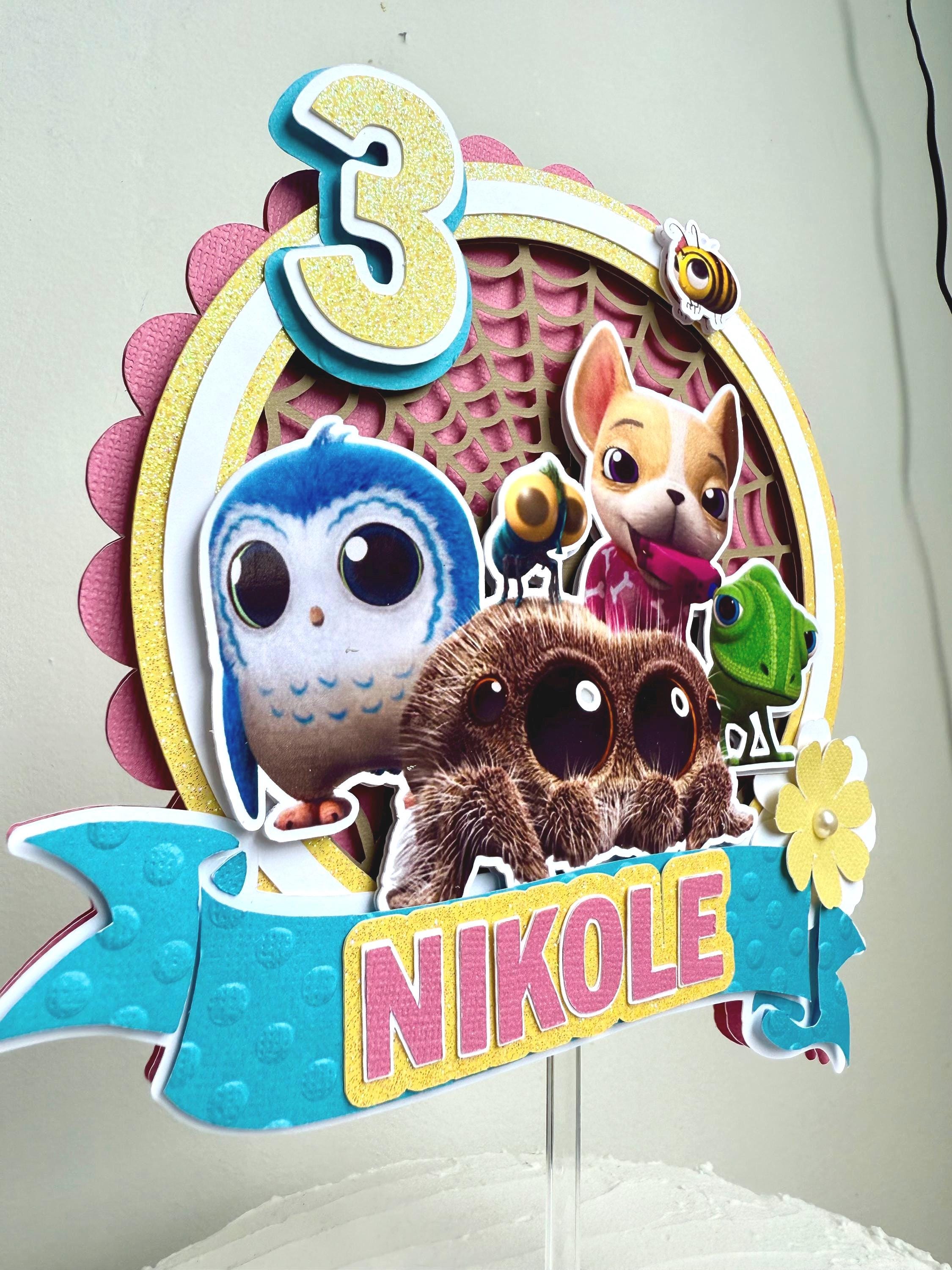 Customizable Lucas the Spider Inspired Cake Topper - Etsy