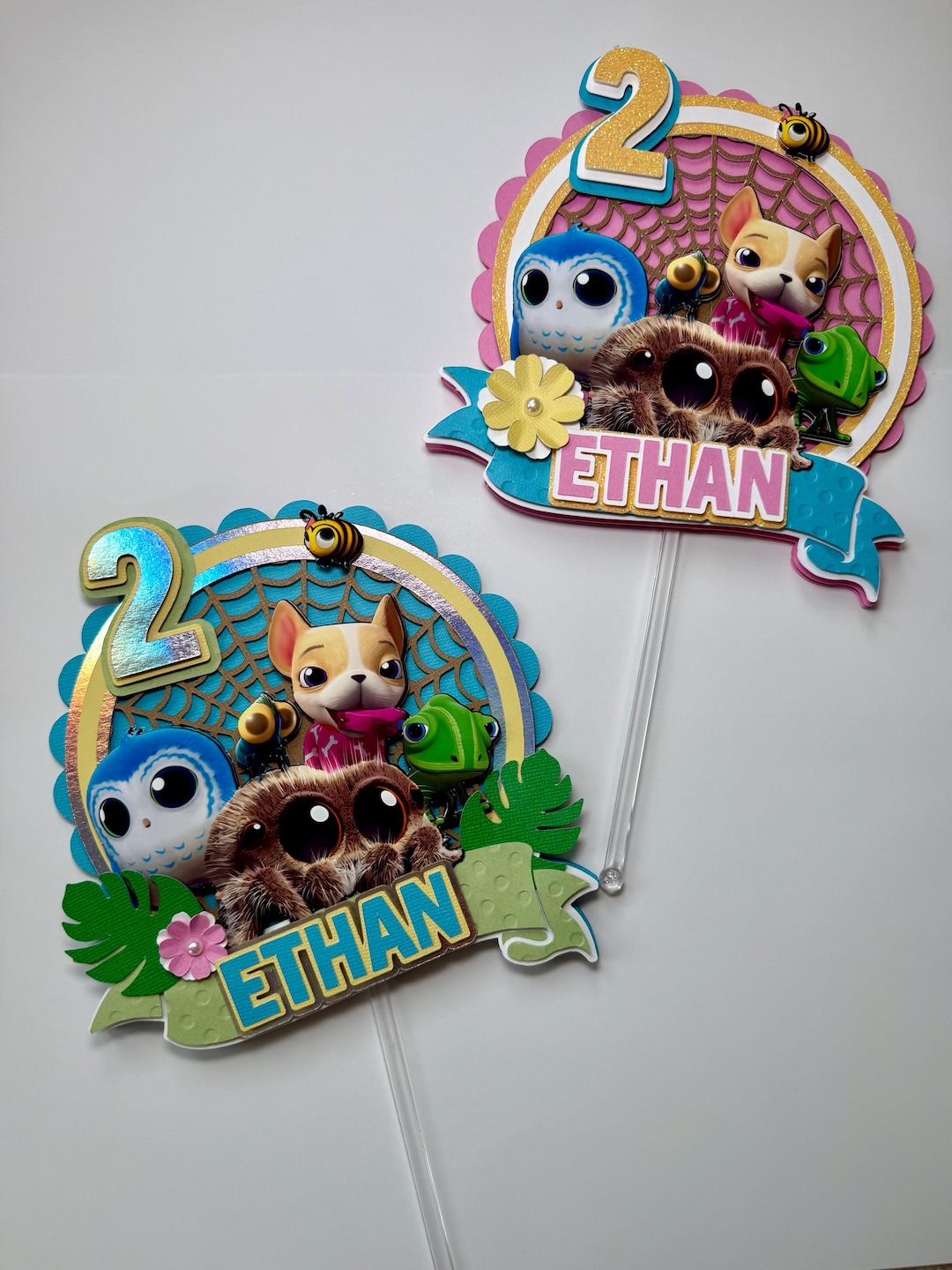 Customizable Lucas the Spider Inspired Cake Topper - Etsy