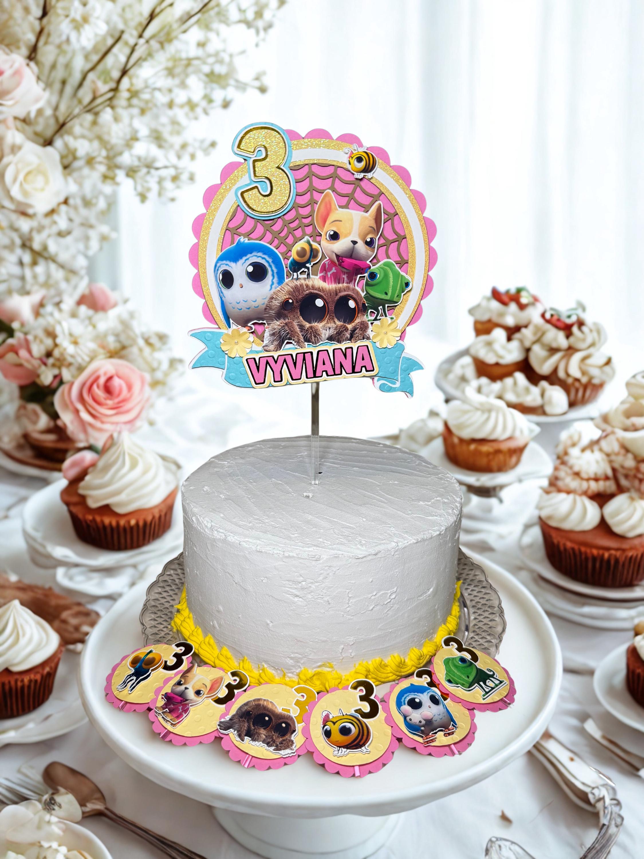 Customizable Lucas the Spider Inspired Cake Topper - Etsy