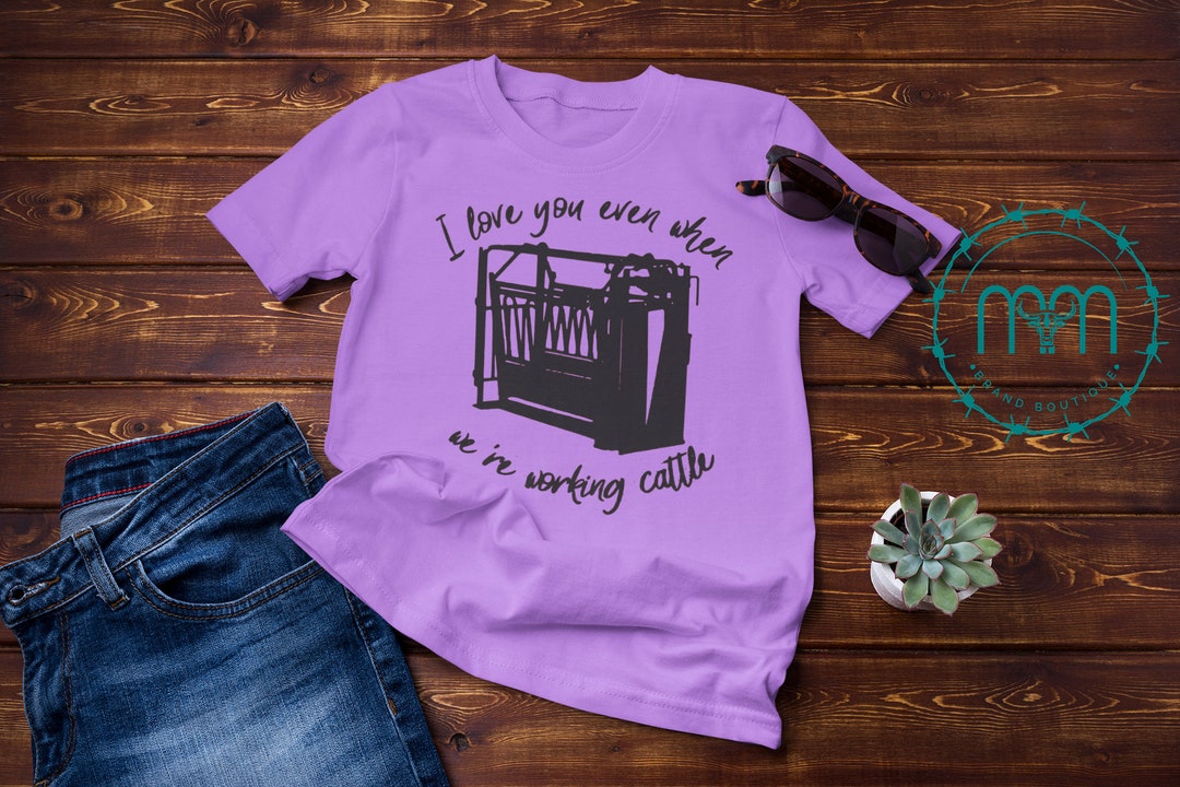 Cattle Ranch Shirts Working Cattle - Etsy