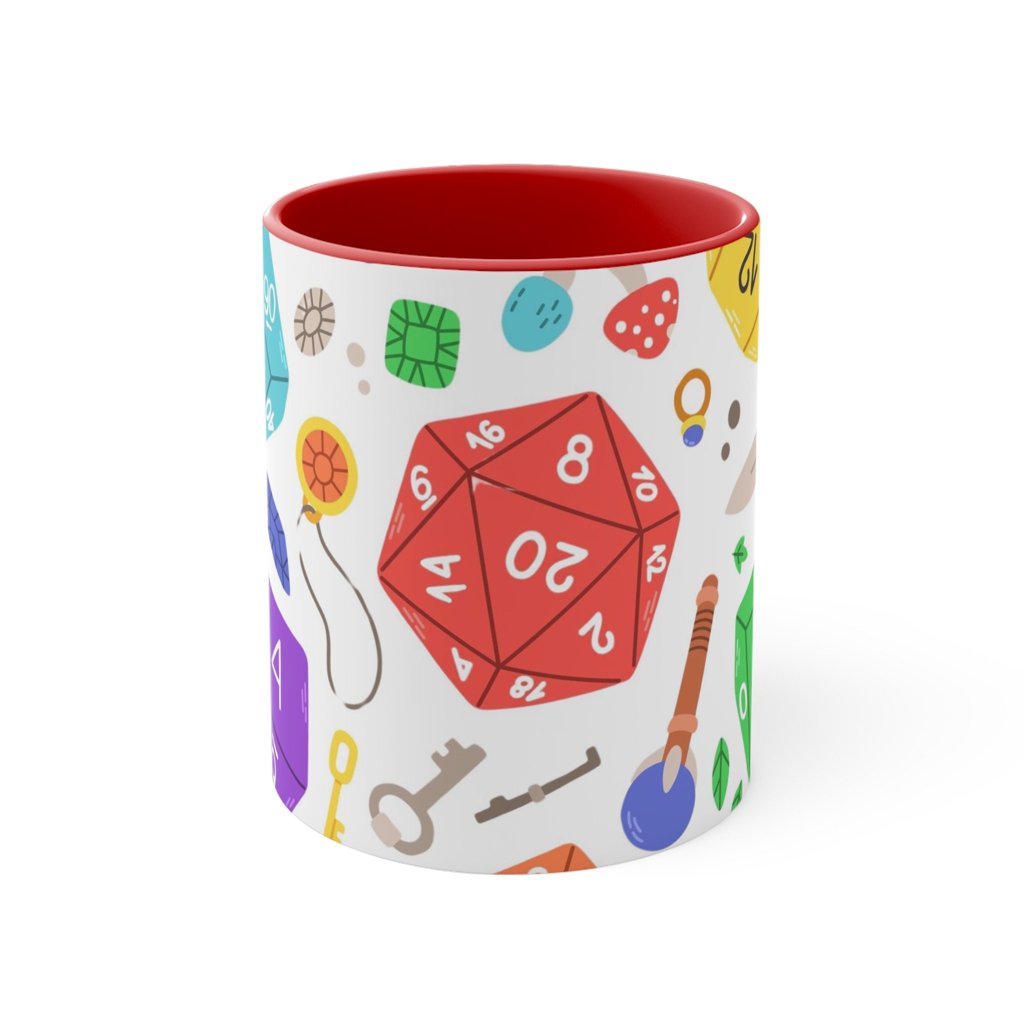 Dnd D20 Mug, Dnd Ceramic Mug, Dnd Coffee Mug, Mug Gift for Dnd Fan, Dnd ...