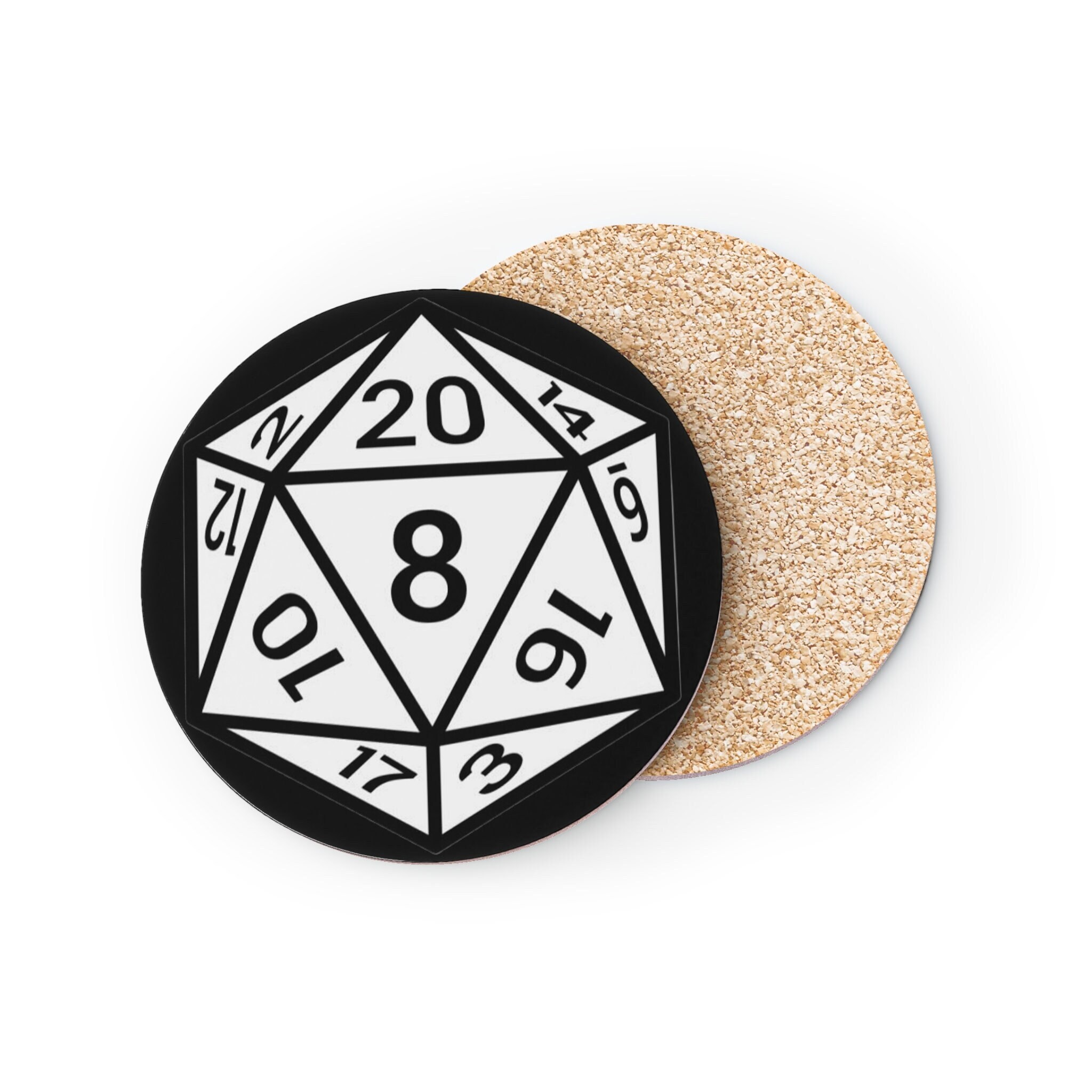 Dnd Drink Coasters, Dnd Cup Coasters, D20 Coasters, Dnd Dm Coaster ...