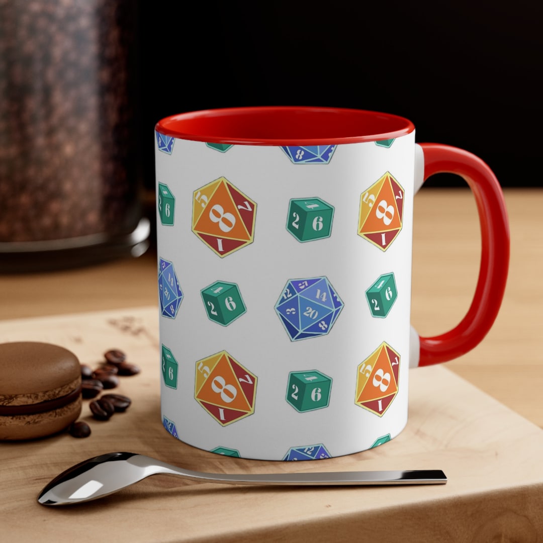 Dnd Coffee Mug, Mug Gift for Dnd Fan, Dnd Theme Mug, Dnd D20 Mug, Dnd ...