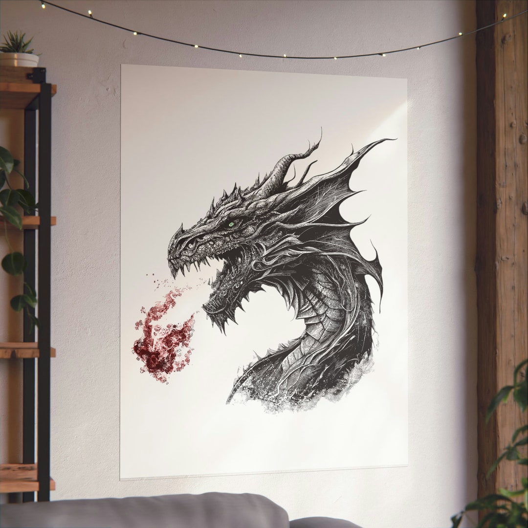 Buy Dnd Graphic, Dnd Poster, Dnd Theme Art, Dnd D20 Artwork, Rpg Print ...