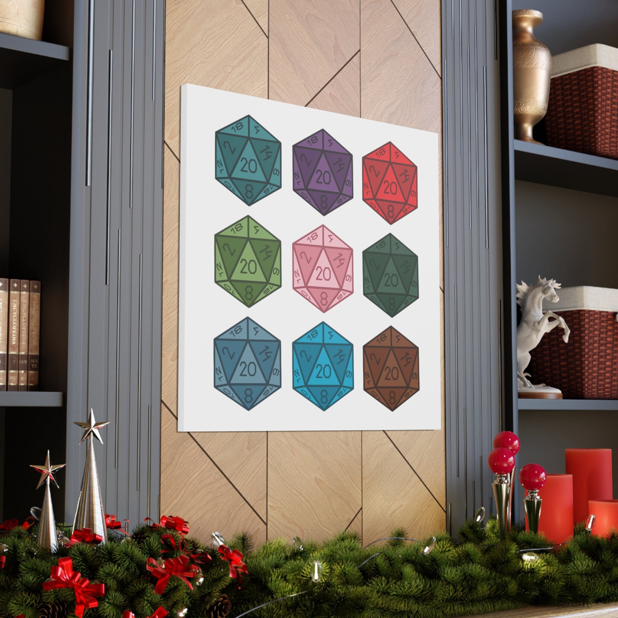 Dnd Graphic, Dnd Poster, Dnd Theme Art, Dnd D20 Artwork, Rpg Print ...