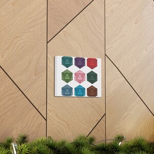 Art of Dnd Dungeon and Dragons 20 Sided Dice Art Canvas - Etsy