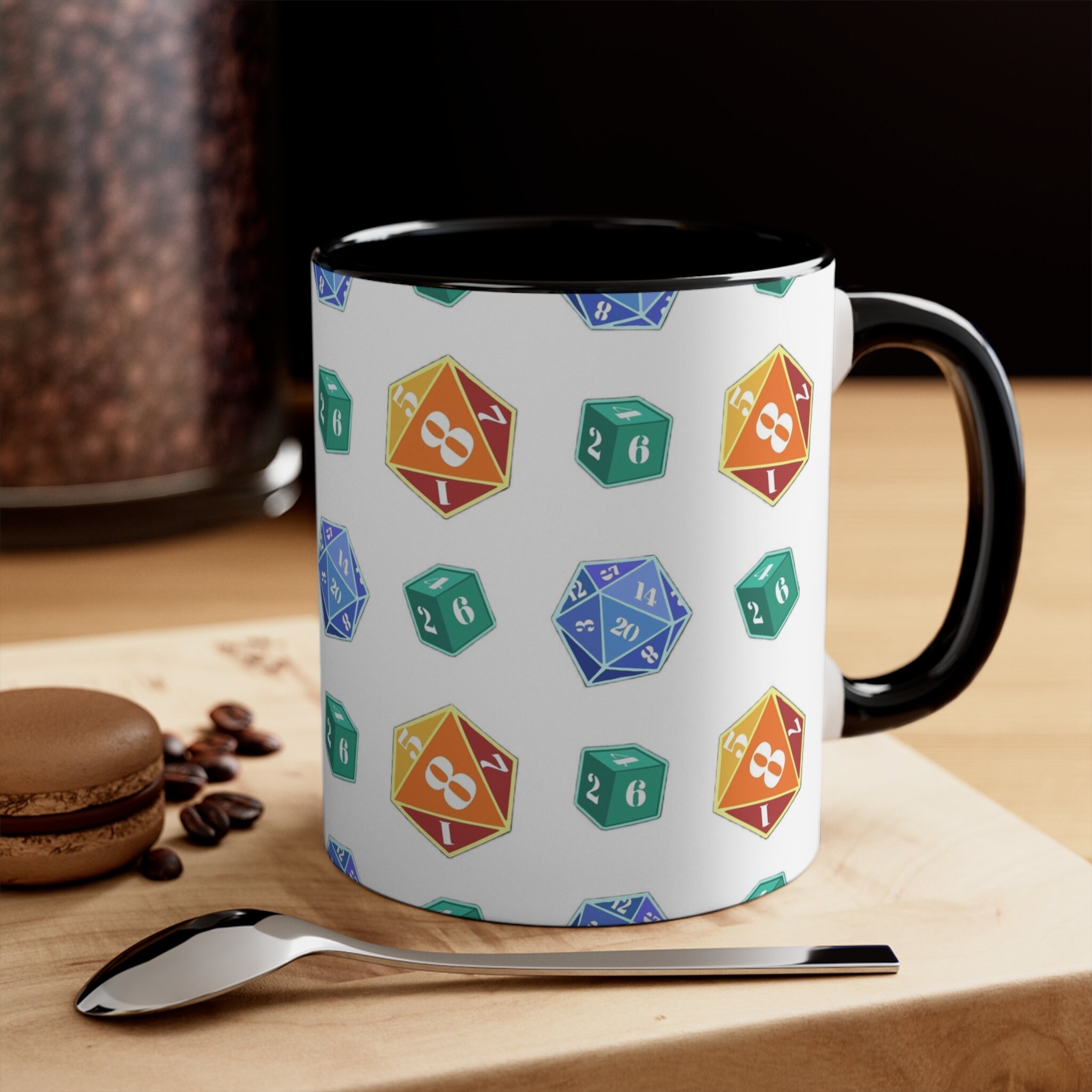 Dnd Coffee Mug, Mug Gift for Dnd Fan, Dnd Theme Mug, Dnd D20 Mug, Dnd ...
