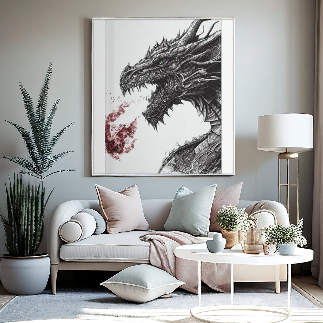 Dnd Graphic, Dnd Poster, Dnd Theme Art, Dnd D20 Artwork, Rpg Print ...