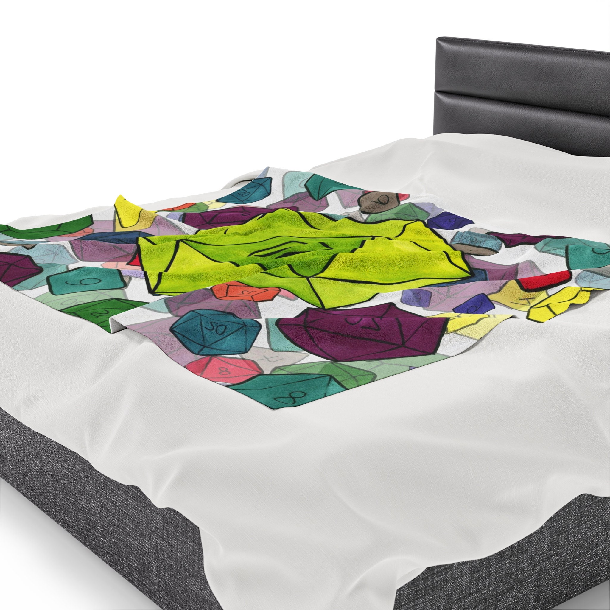 Dnd Throw Blanket, D20 Blanket, Dungeon and Dragons Blanket, Dungeon ...