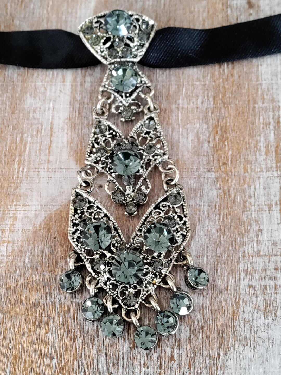 Beaded Necktie Themed Necklace - Etsy