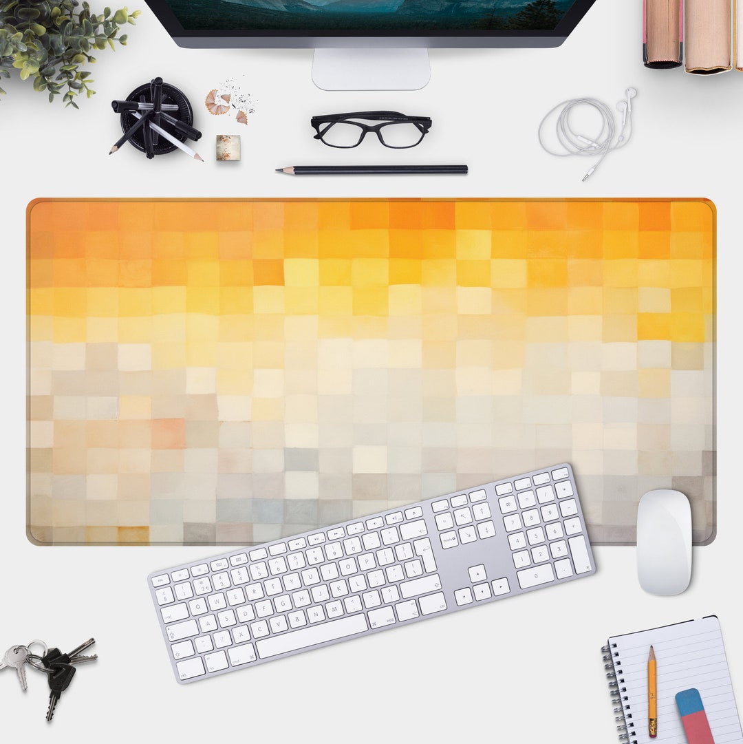 Minimalist Gaming Desk Mat - Organic Aesthetic Designer Mouse Pad - Etsy