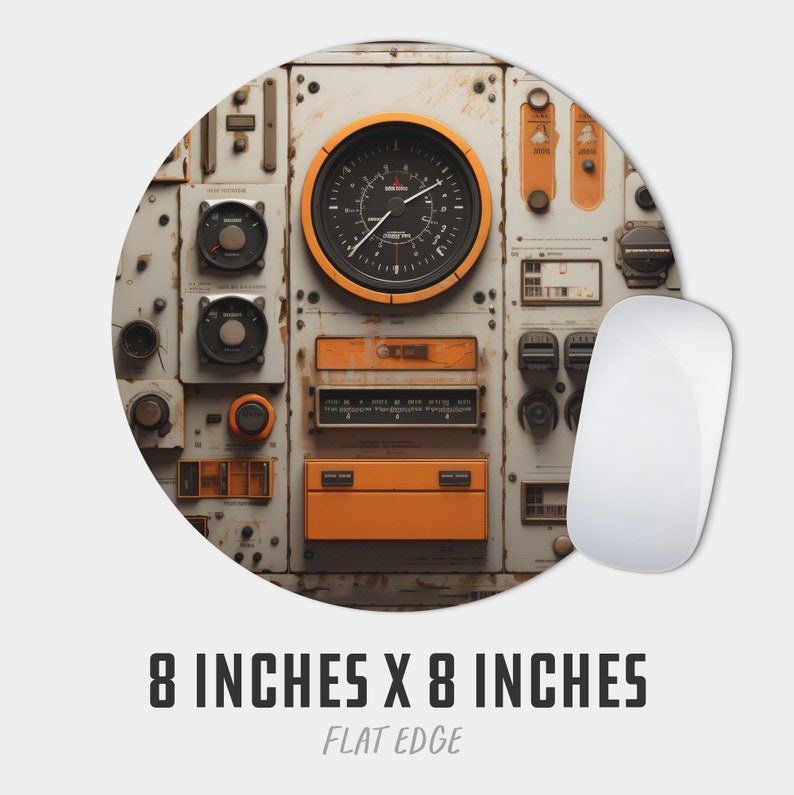 Retro Spacecraft Control Panel Desk Mat - XXL Mousepad for Sci-fi ...