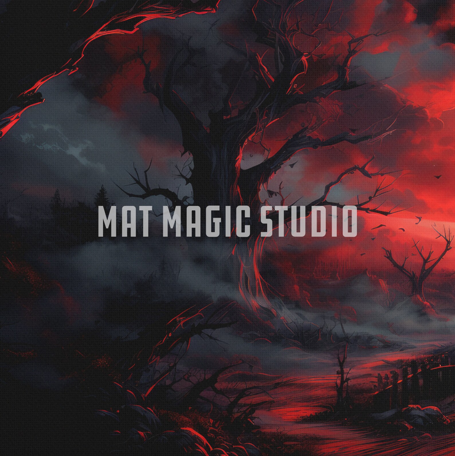 Dark Gothic Haunted House Desk Mat - Mouse Pad for Gamers, Spooky Home ...