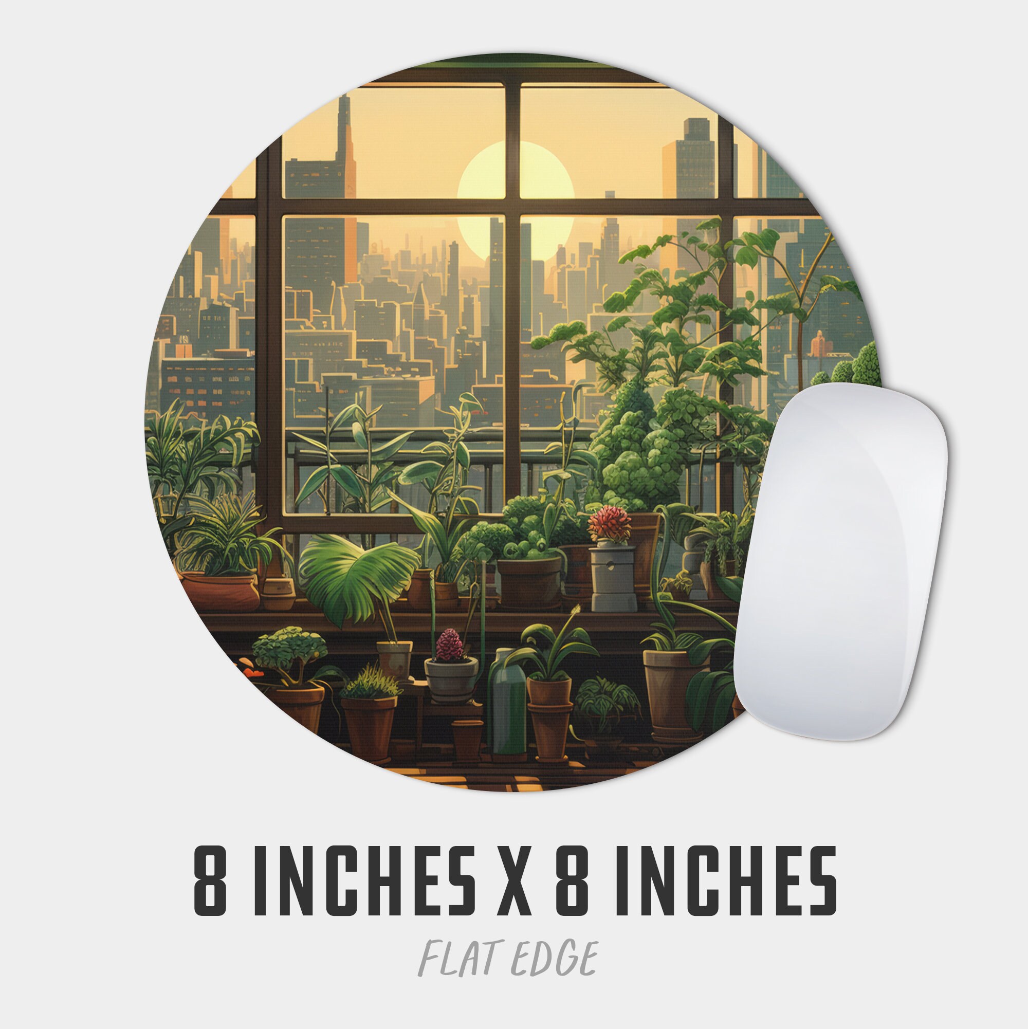 Window Plants Desk Mat: Extended Mouse Pad, Gamer Decor - Etsy