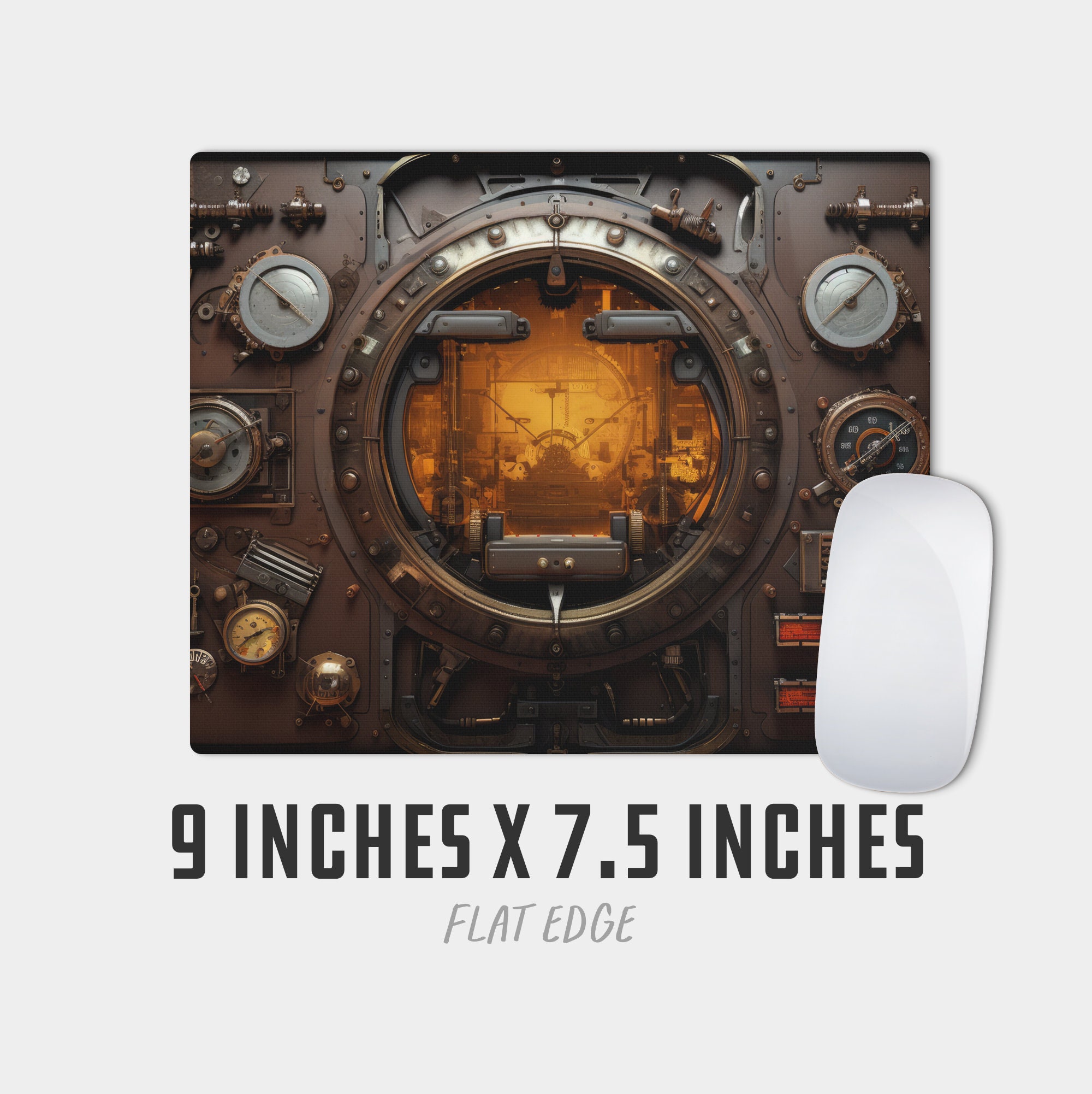 Steampunk Desk Mat Extended Mouse Pad With Steampunk Control Panel - Etsy