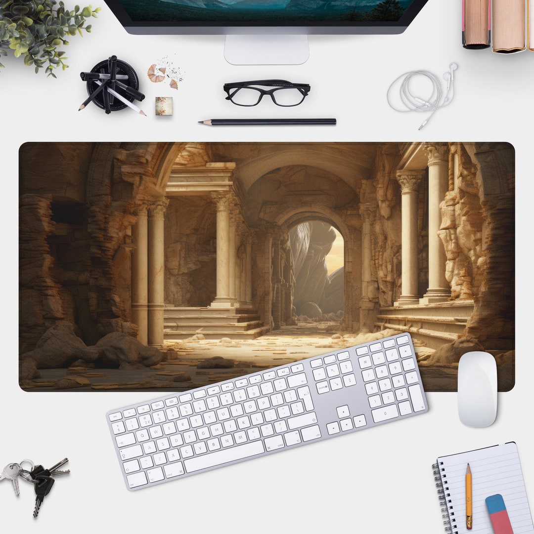 Ancient Ruins Desk Mat: Indiana Jones Style Gamer Pad - Etsy