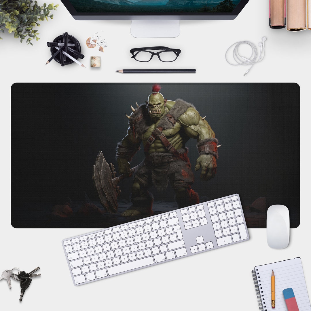 Orc Gamer Pad - Extra Large Desk Mat for Wow & World of Warcraft ...