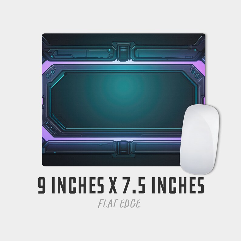 Sci-fi Wall Panel Desk Mat Gamer Pad With Cyber Punk Vibes - Etsy