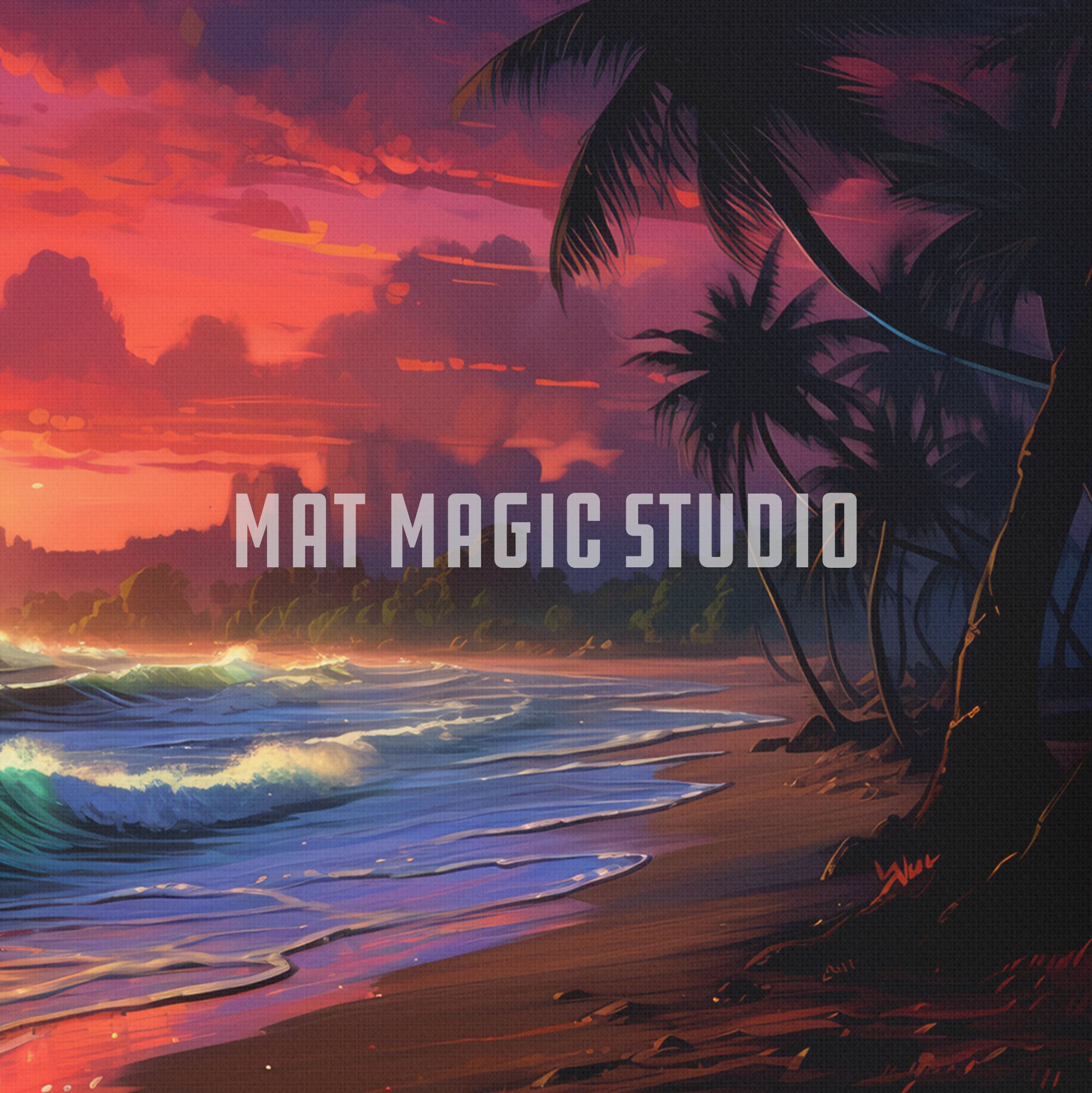 Tropical Beach Desk Mat - Gaming Pad and Mousepad With Scenic Landscape ...