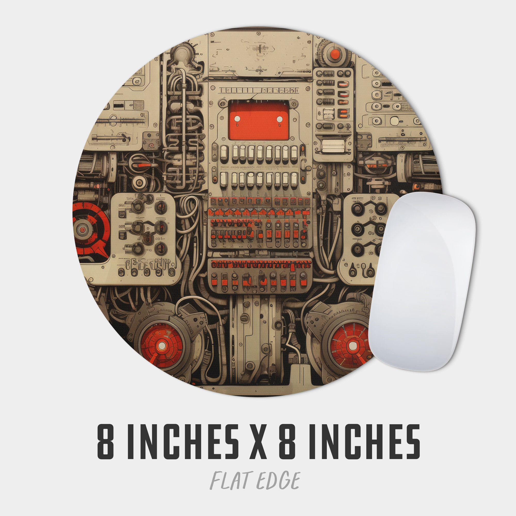 Retro Spaceship Controls Desk Mat - Machine Panel Gamer Pad - Etsy