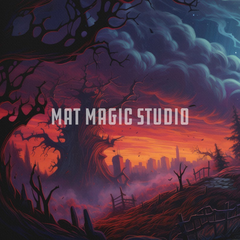 Scary Mansion Desk Mat - Haunted Gothic Mousepad for Macabre Office ...