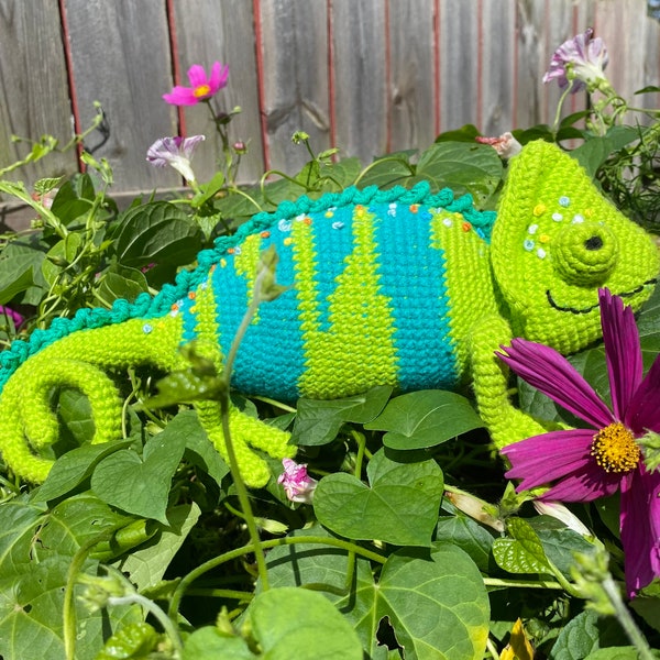 Crochet Chameleon Pattern - Etsy