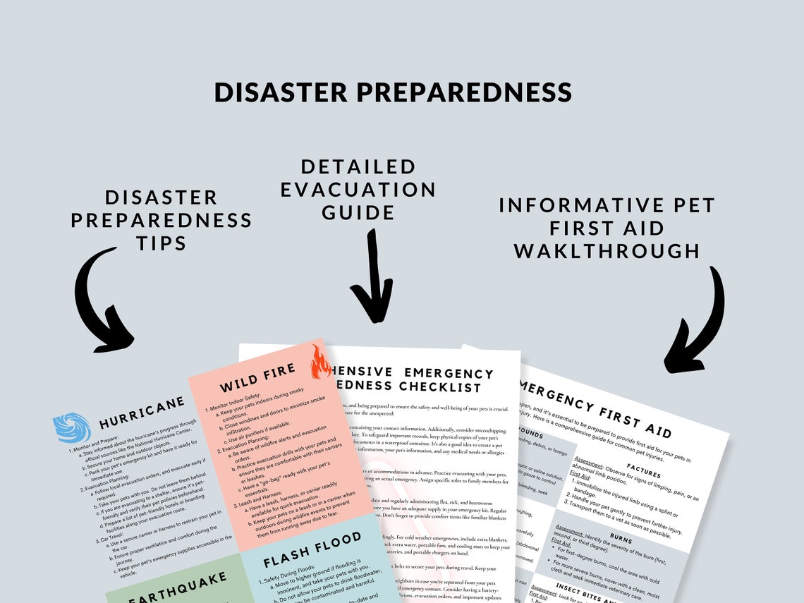 Essential Pet Emergency Preparedness Guide and Checklists | Disaster ...