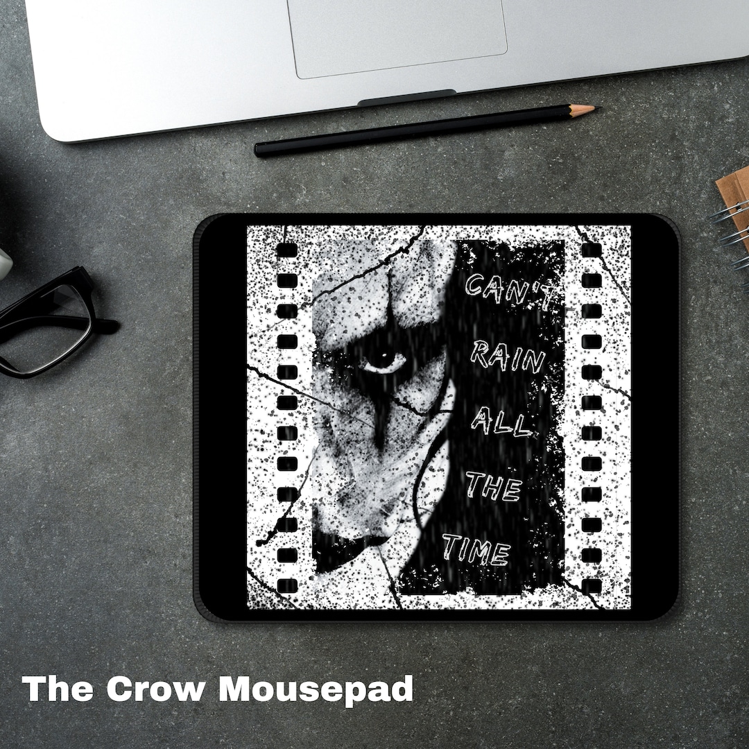 The Crow Movie Gaming Mouse Pad, the Crow Mouse Pad, Eric Draven Desk ...