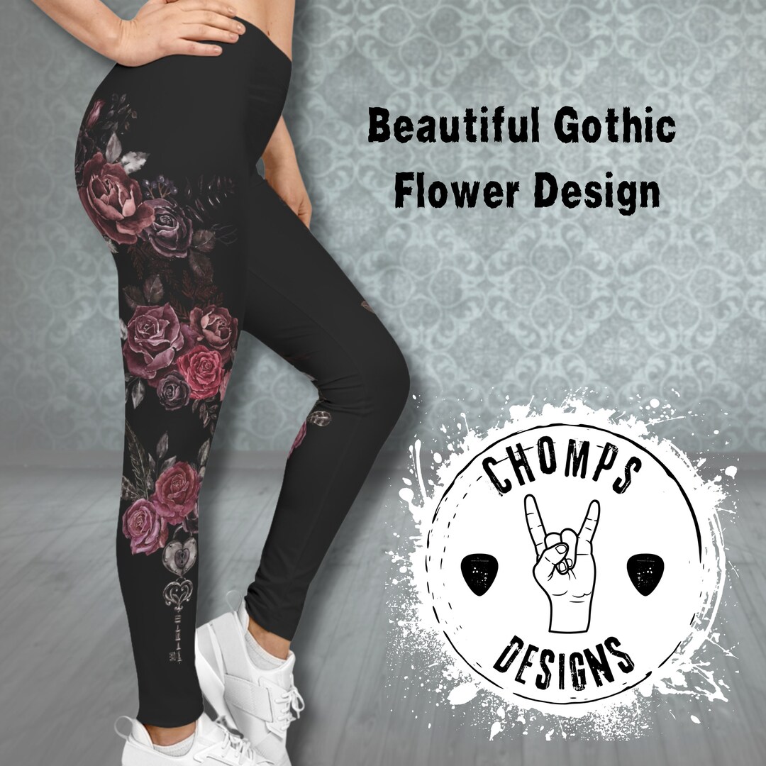 Goth Chic Clothing, Plus Size Goth, Victorian Goth Decor, Goth Leggings ...