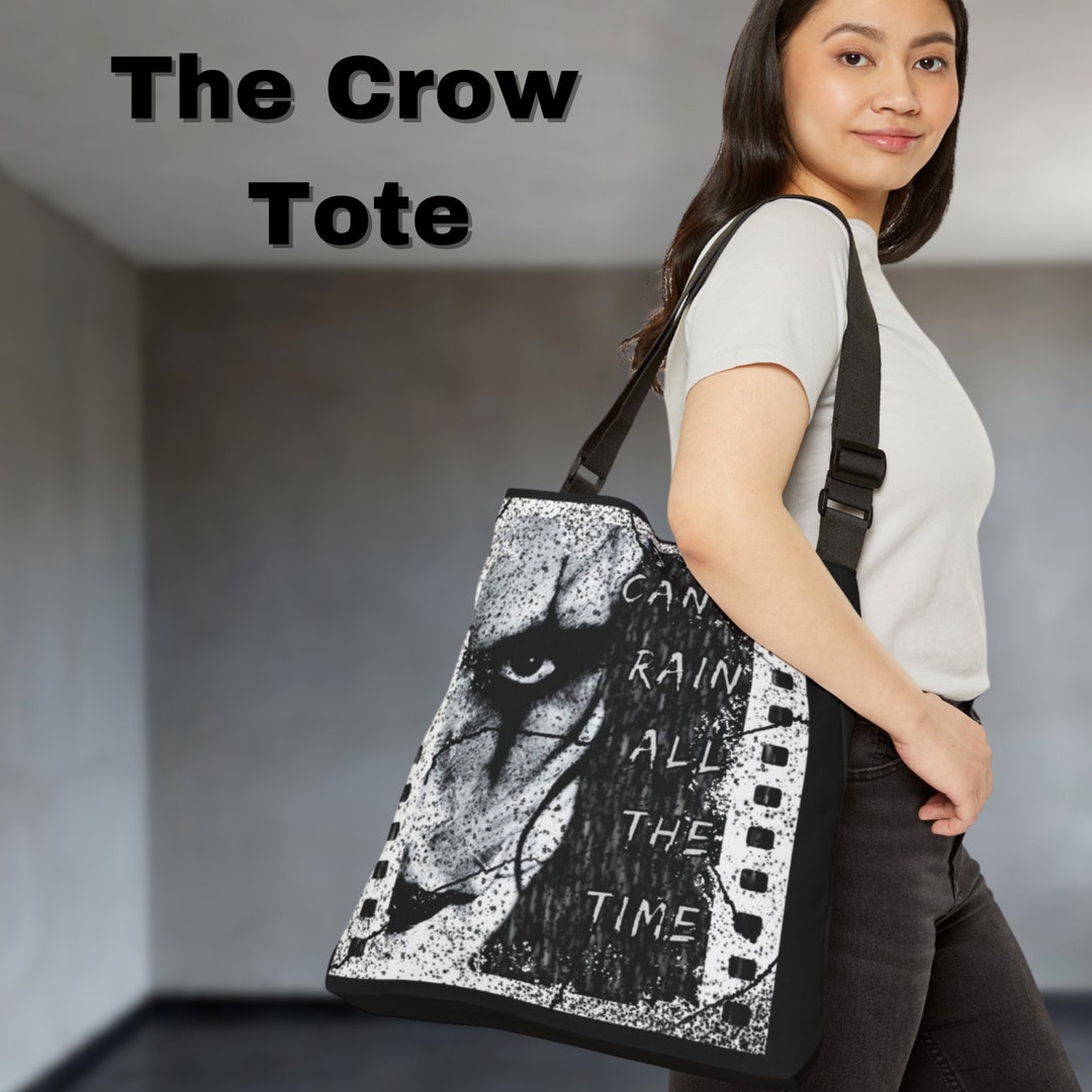 The Crow Movie Adjustable Strap Tote Bag, Crow Bag, the Crow Movie Tote ...