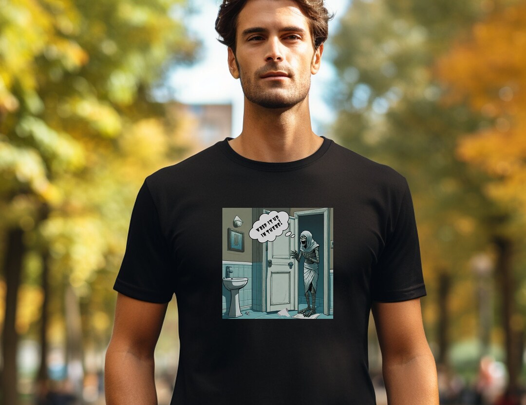 The Mummy Shirt, Bathroom Humor, Classic Horror Movie Shirt, Halloween ...