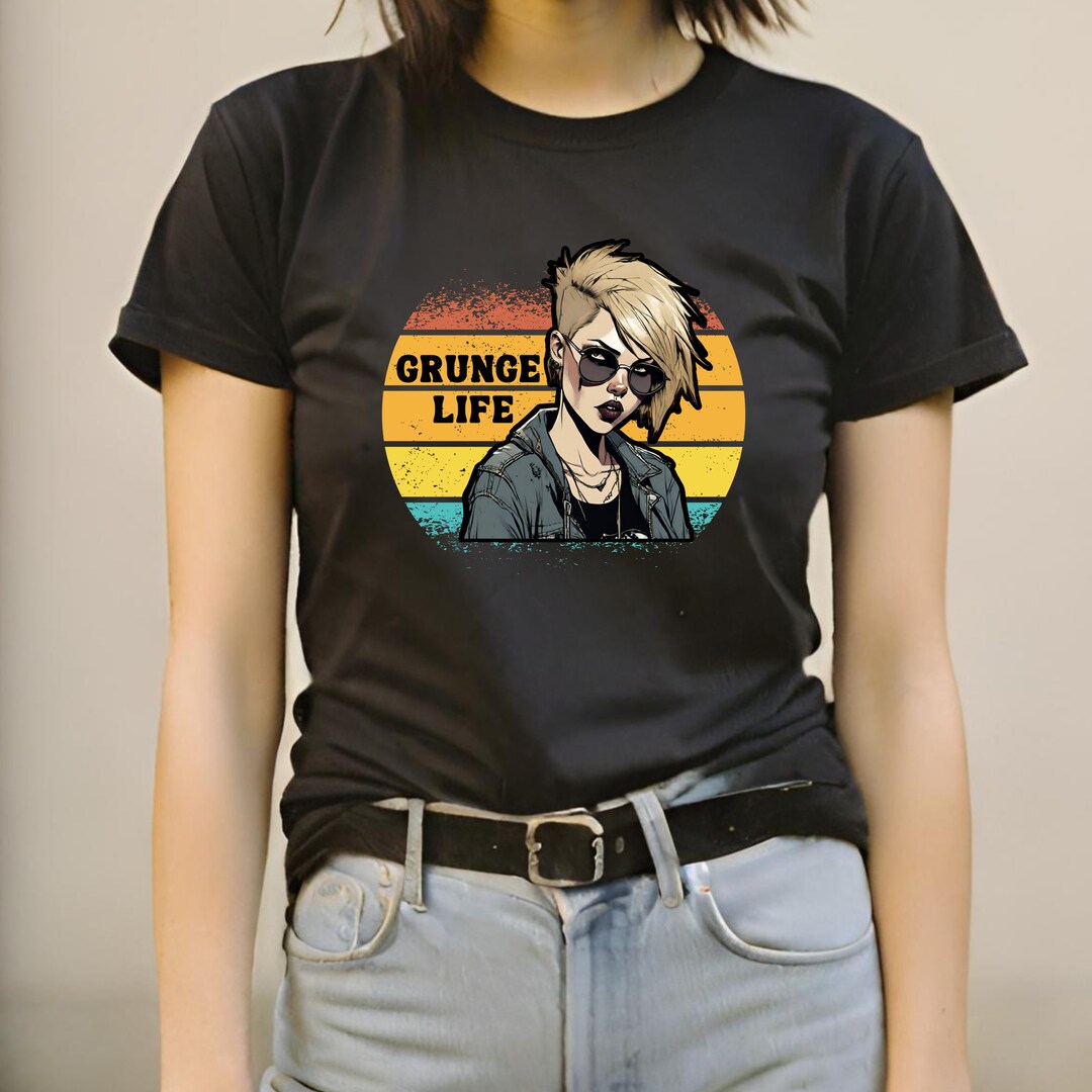 Gen X Tee, 90s Shirt, Rock Tee, Gen X Shirt, Grunge Life Tshirt, Old ...