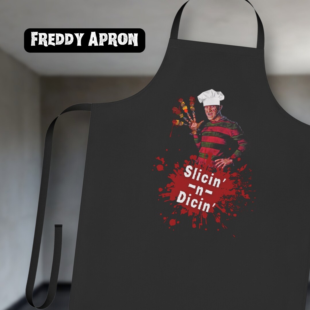 Freddy Krueger Apron, Horror Icon Apron, Slasher Movie Apron, Horror ...