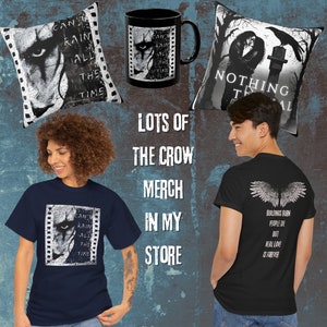 The Crow Vinyl Sticker, Crow Movie Decal, Brandon Lee, Eric Draven ...