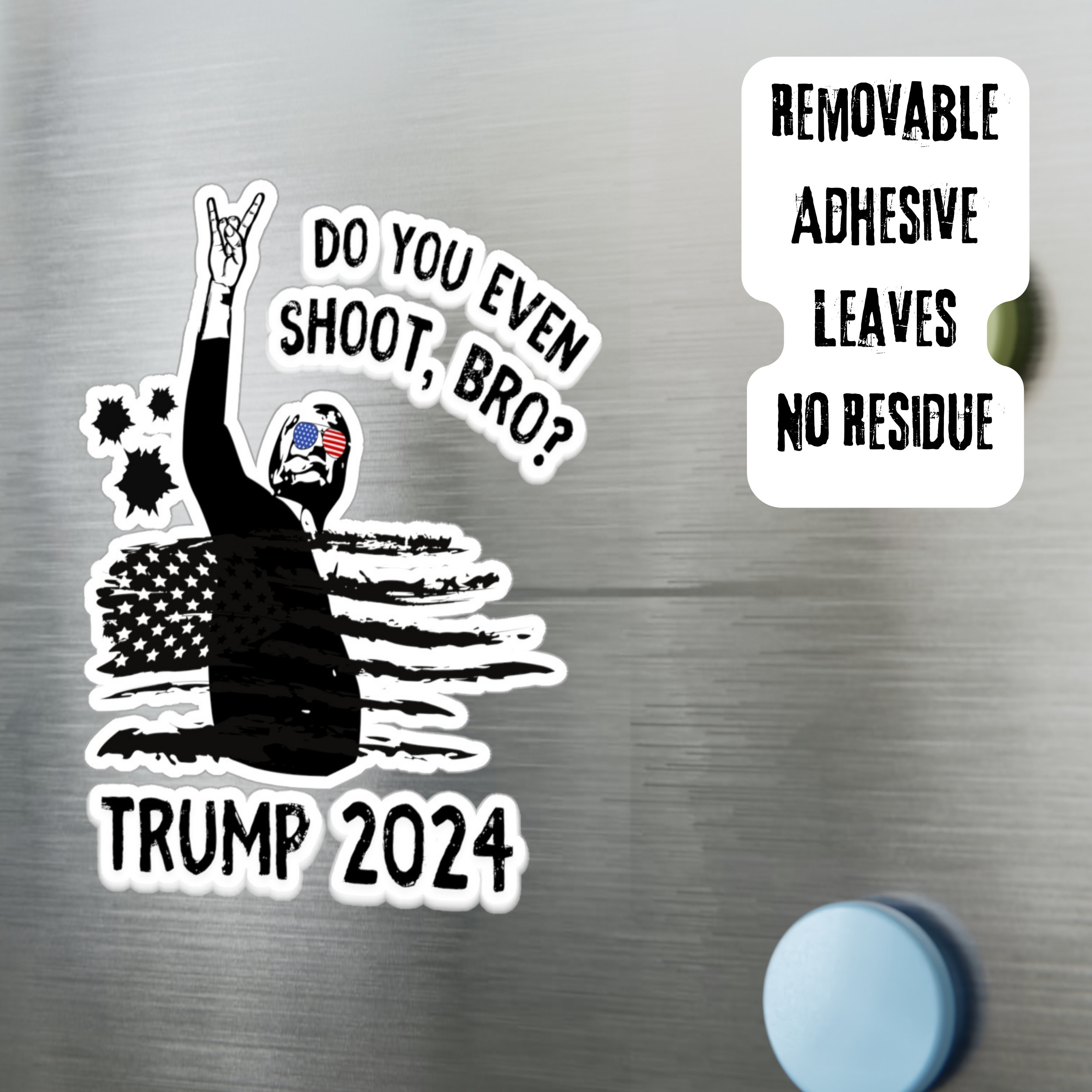 Trump Vinyl Car Sticker, Funny Trump Sticker, Trump Car Decal ...