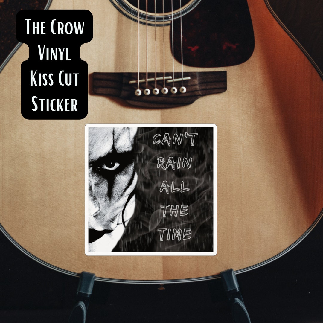 The Crow Kiss-cut Sticker, the Crow Movie Vinyl Decal, Eric Draven ...