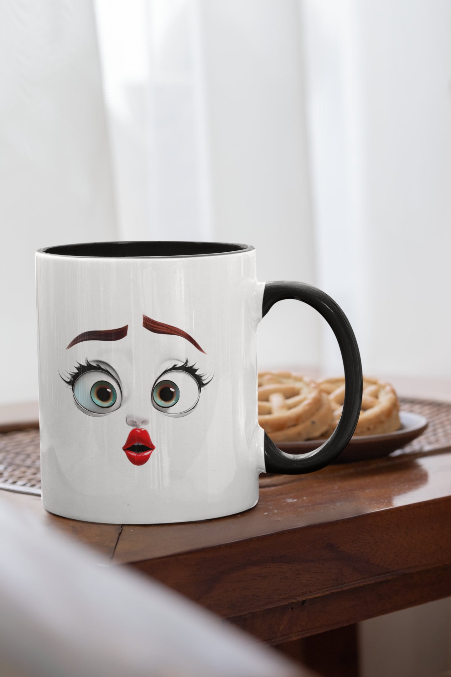 Hilarious Funny Face Mug-hers, ,3D Funny Face Mug, , 3D Mug With Funny ...