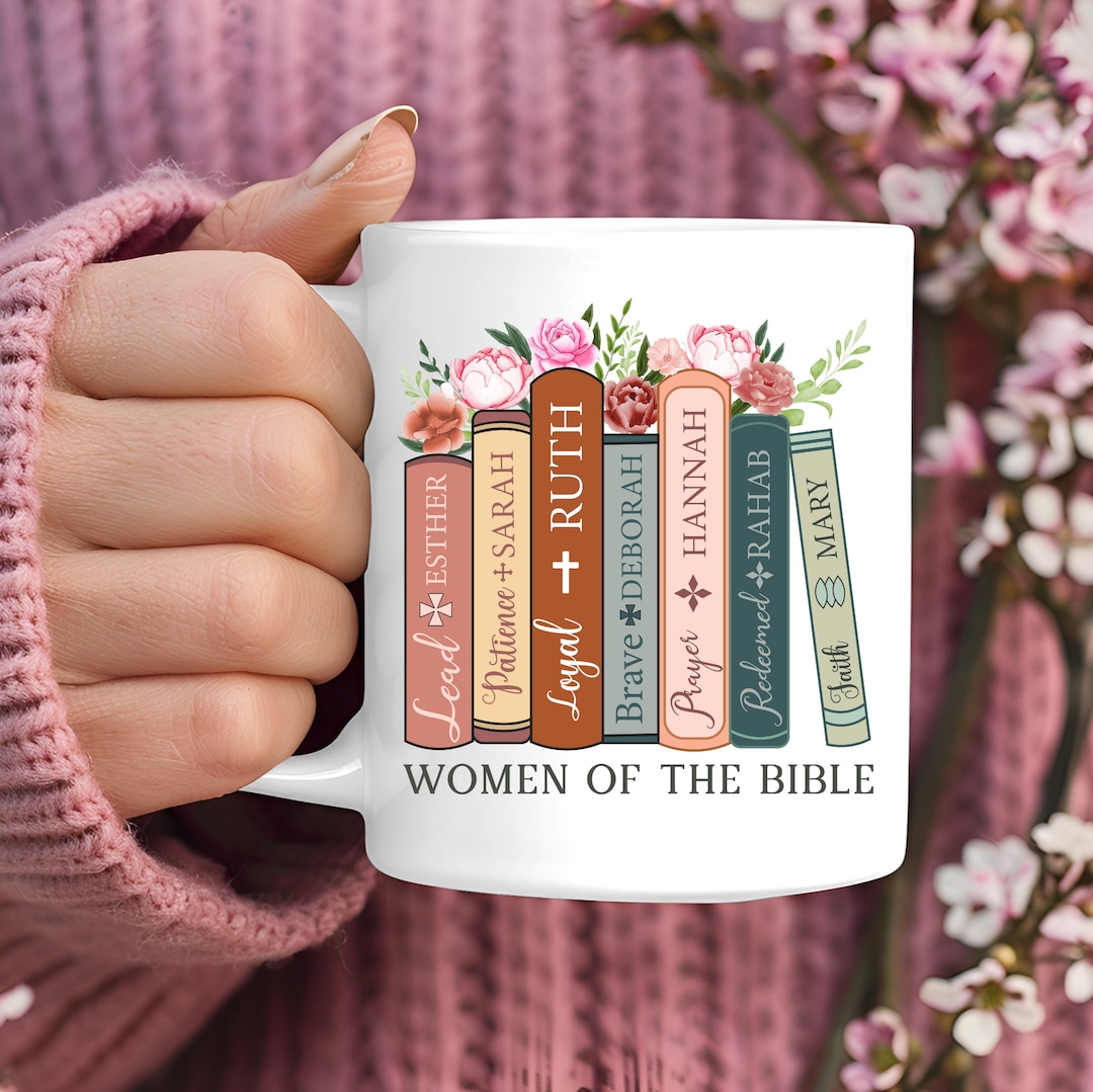 Women of the Bible Mug, Religious Book Mug, Christian Coffee Cup ...