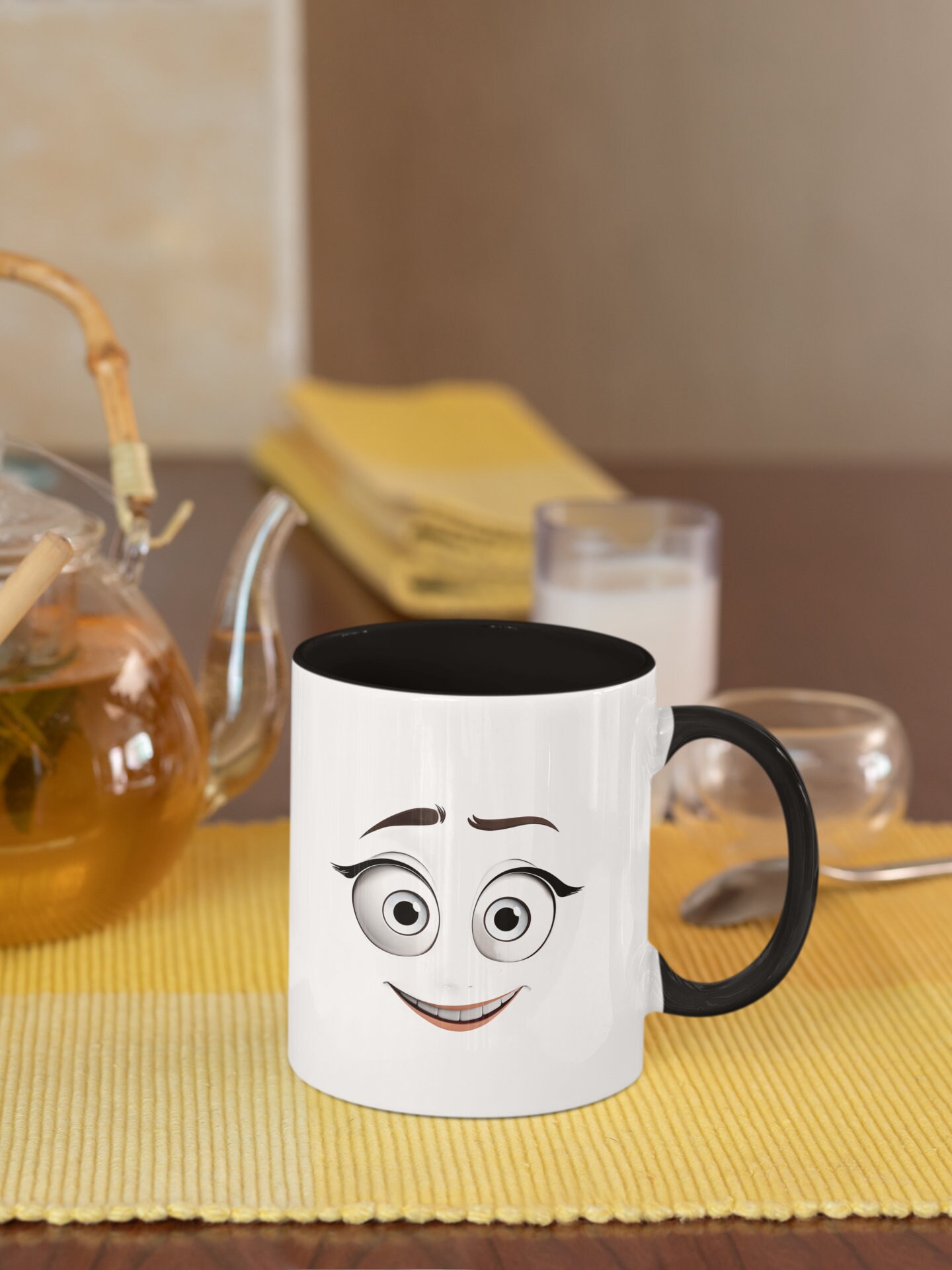 Surprised Funny Face Mug,,3d Funny Face Mug, , 3D Mug With Funny Face ...