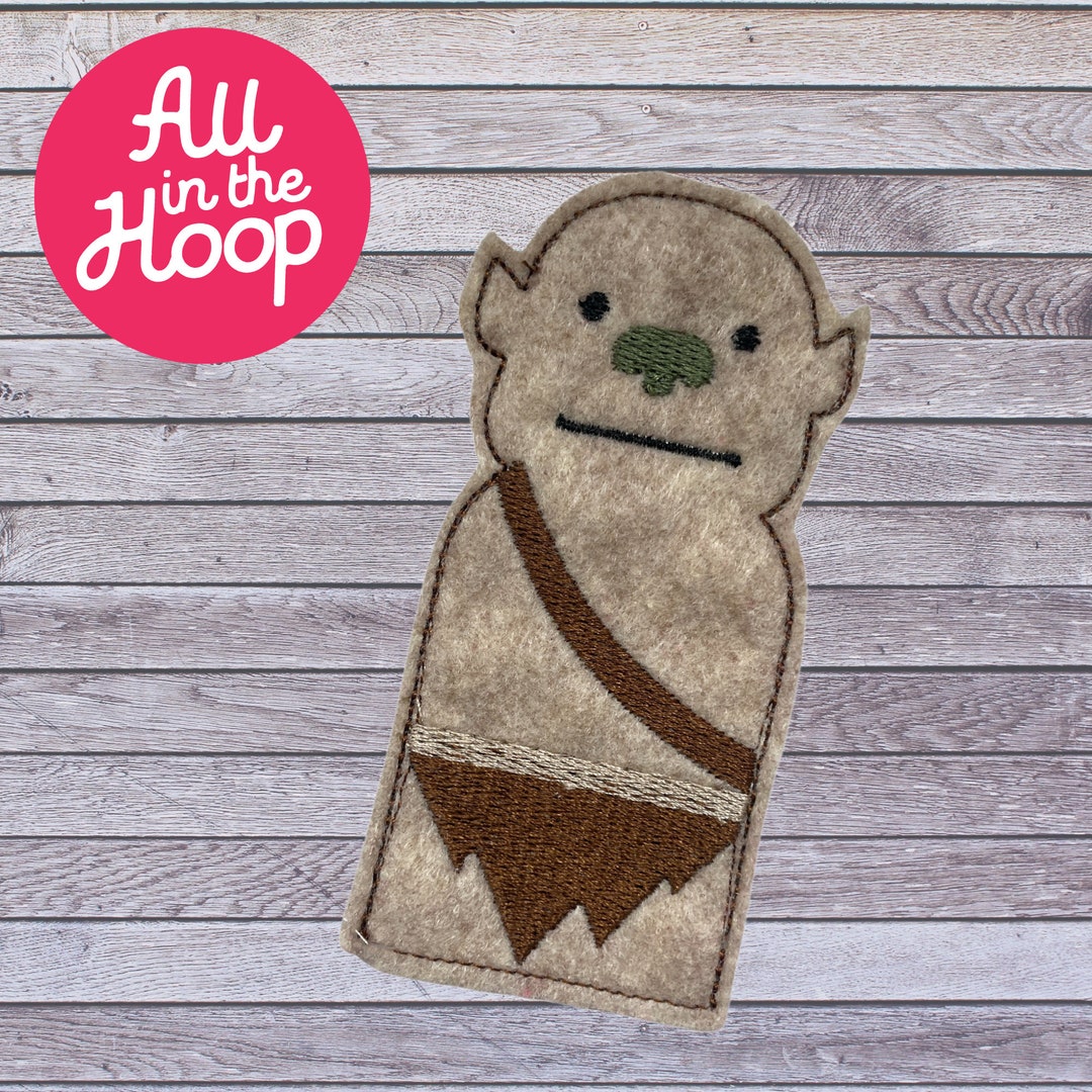 In the Hoop Fantasy Finger Puppet Ogre, Machine Embroidery Designs ...