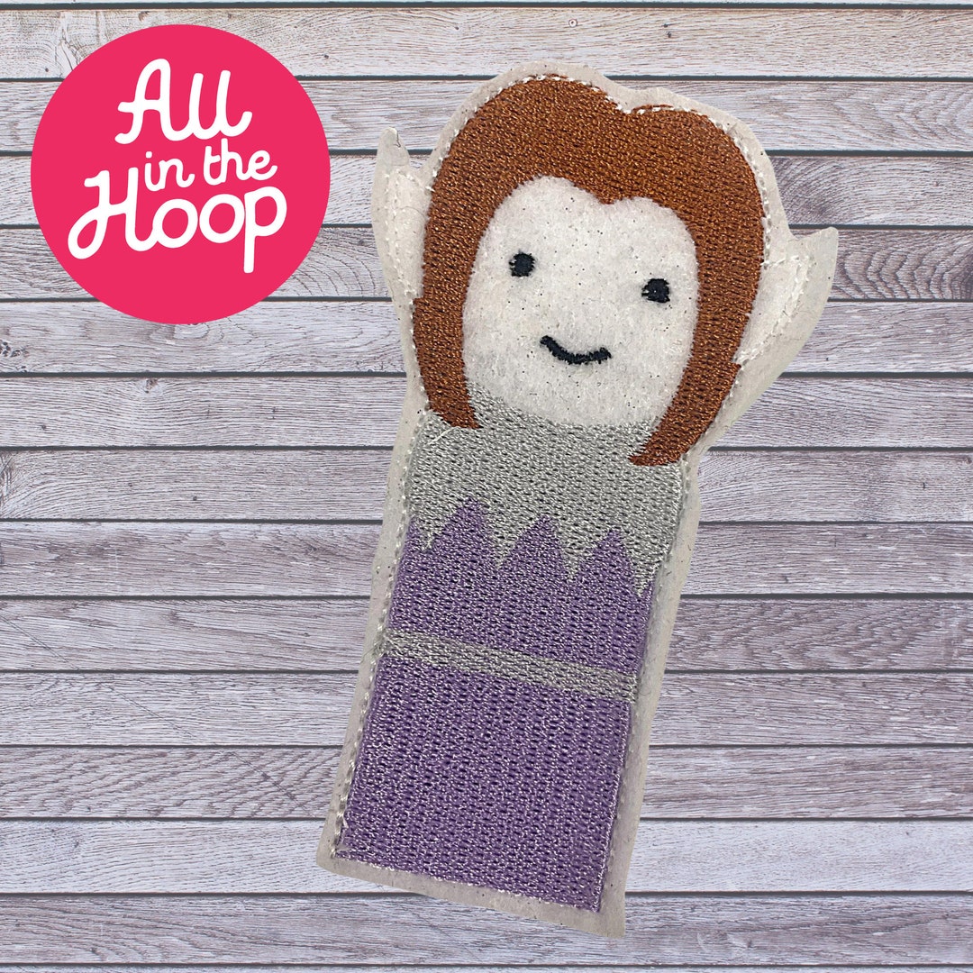 In the Hoop Fantasy Finger Puppet Elf, Machine Embroidery Designs ...