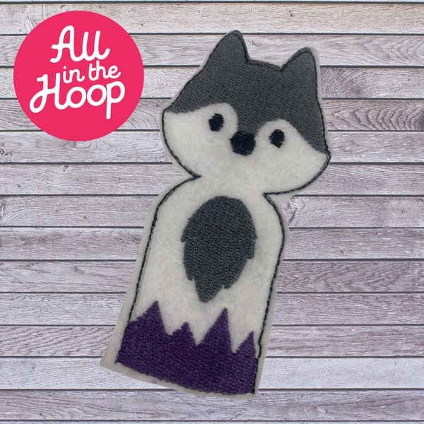 Wolf Finger Puppet - Etsy