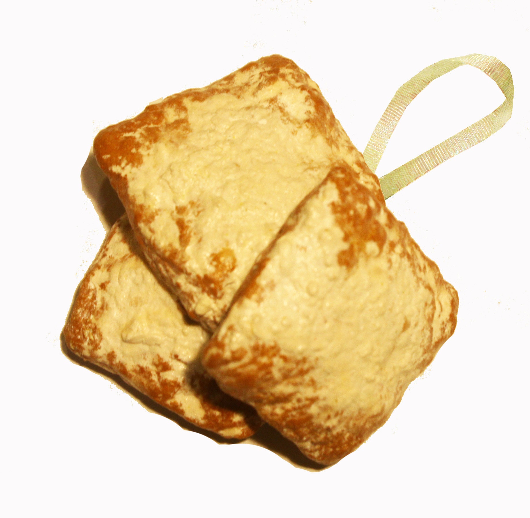 Handcrafted New Orleans Beignet Christmas Tree Ornament - Etsy